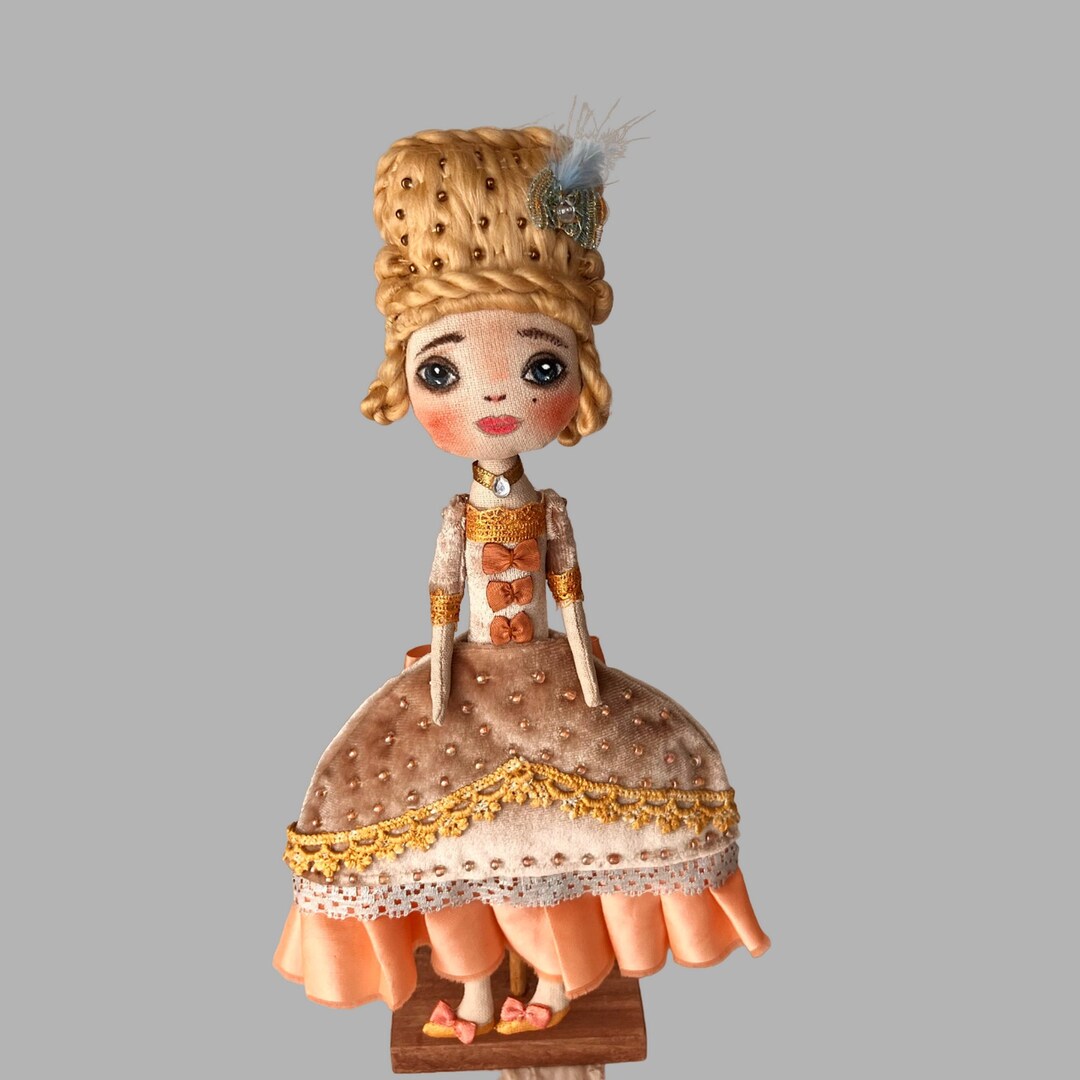 Boudoir Doll Marie Antoinette Queen Doll Rococo Doll Collectible Doll ...