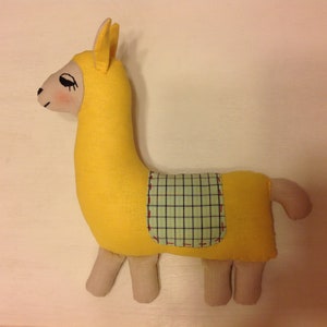 Stuffed Llama Pattern PDF Lama Plush Toy for Kids Llama Sewing Pattern ...