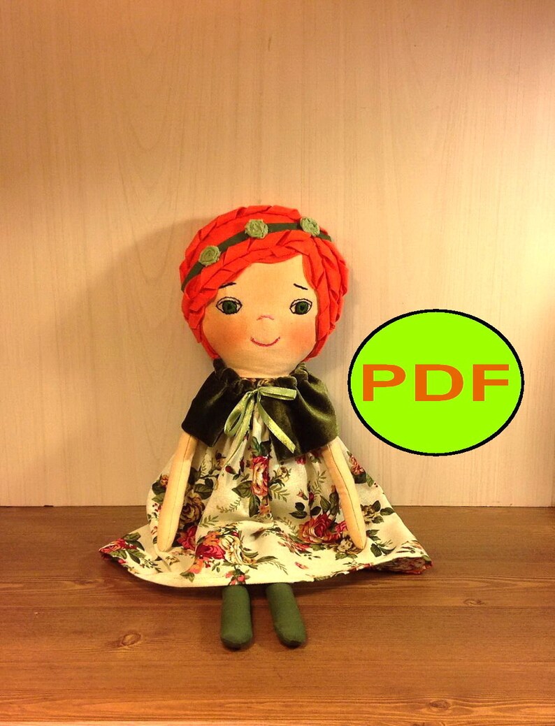 Rag Doll Sewing Pattern Cloth Doll Pattern Fabric Doll Pattern - Etsy UK