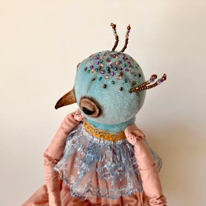 Anthropomorphic Doll Bird Boudoir Doll Poseable Art Doll - Etsy