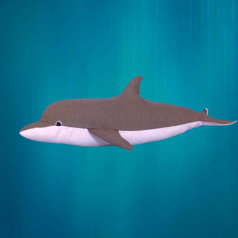 Dolphin Pattern PDF Plush Dolphin Sewing Pattern & Tutorial - Etsy