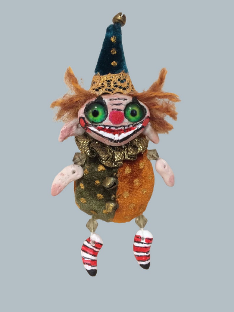 Creepy Clown Doll Brooch Pin Scary Clown - Etsy