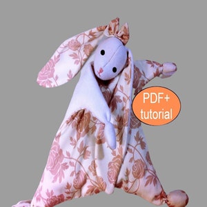 Bunny Lovey PDF Sewing Pattern Bunny Pattern Snuggle Bunny Sewing ...