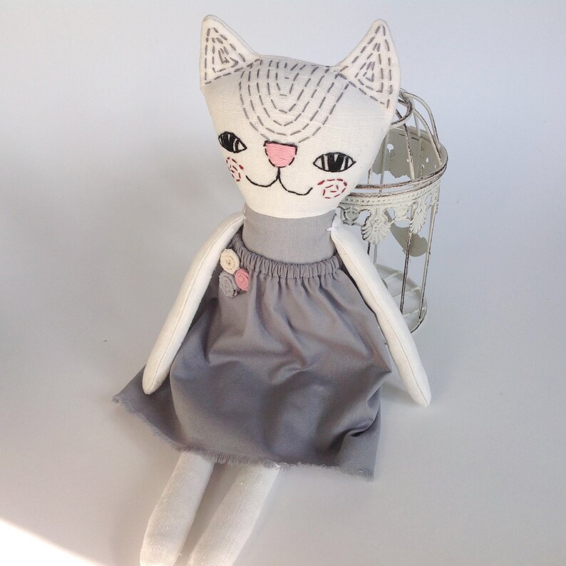 PDF Cat Sewing Pattern & Tutorial Stuffed Cat Pattern Cloth - Etsy Canada