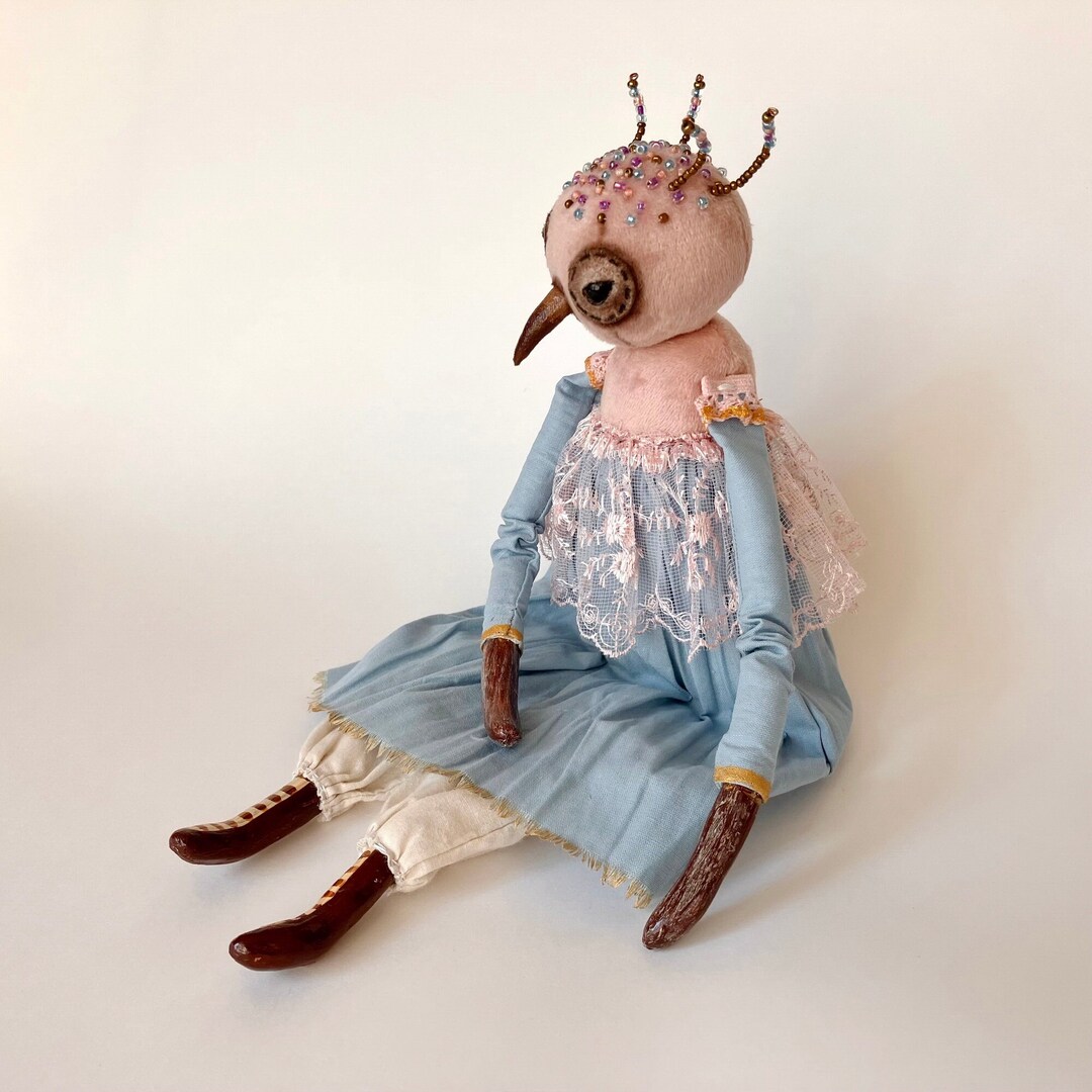 Anthropomorphic Doll Bird Boudoir Doll Poseable Art Doll - Etsy