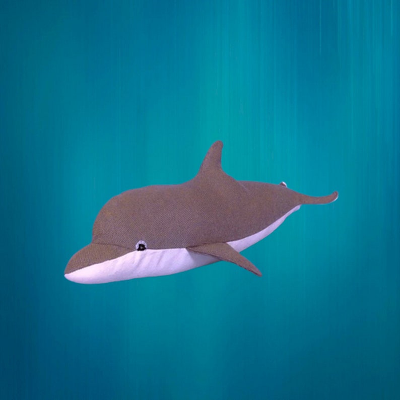 Dolphin Pattern PDF Plush Dolphin Sewing Pattern & Tutorial - Etsy