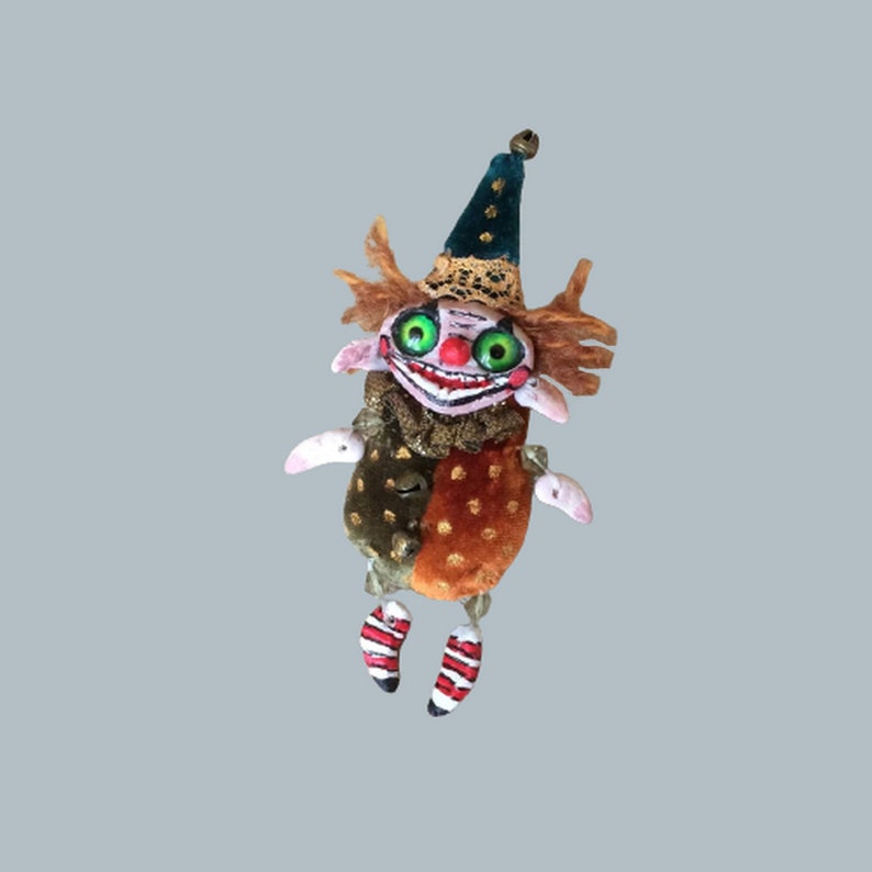 Creepy Clown Doll Brooch Pin Scary Clown - Etsy