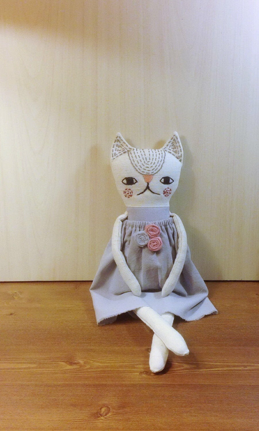 PDF Cat Sewing Pattern & Tutorial Stuffed Cat Pattern Cloth | Etsy