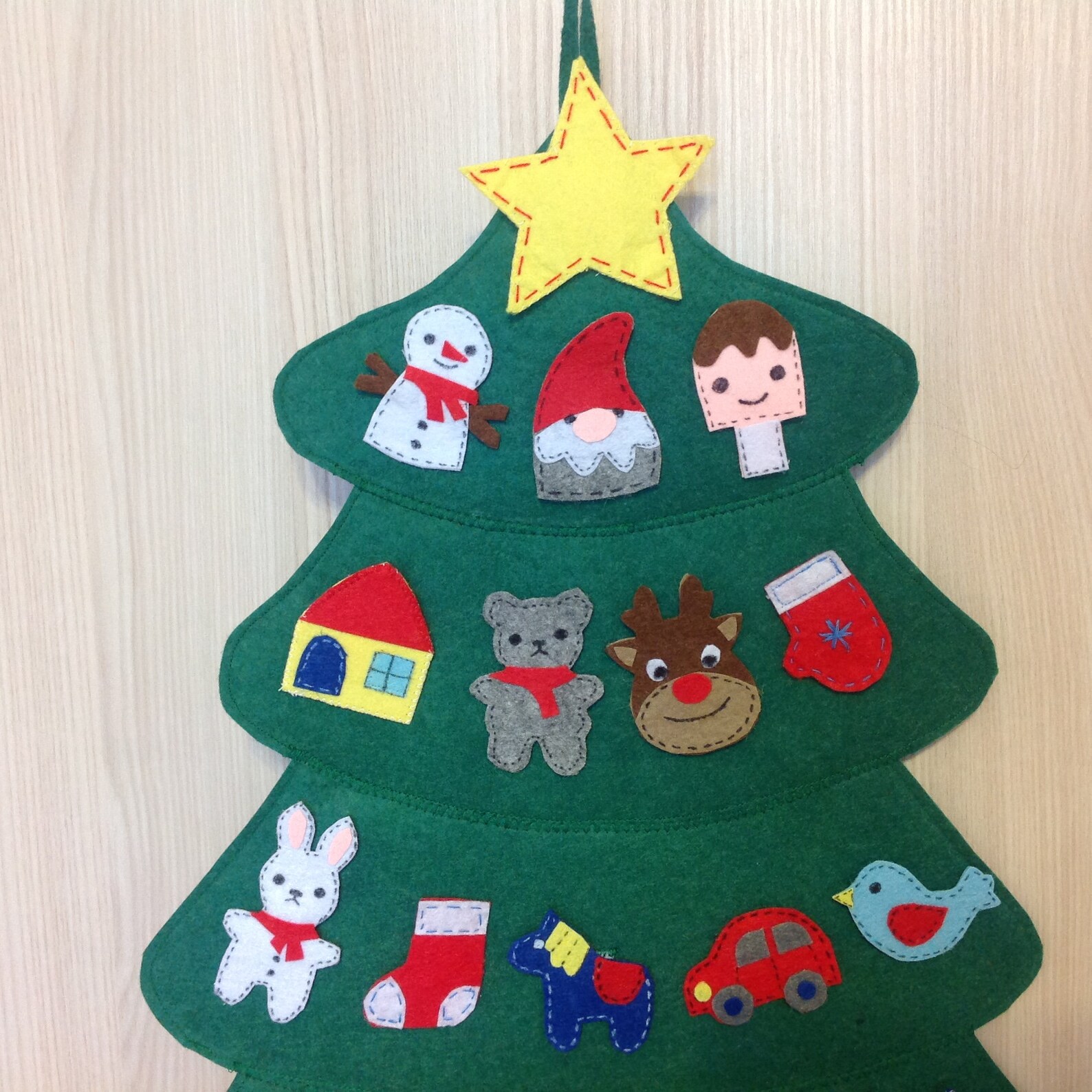 Felt Christmas Tree DIY PDF PATTERN & Tutorial Felt Christmas - Etsy