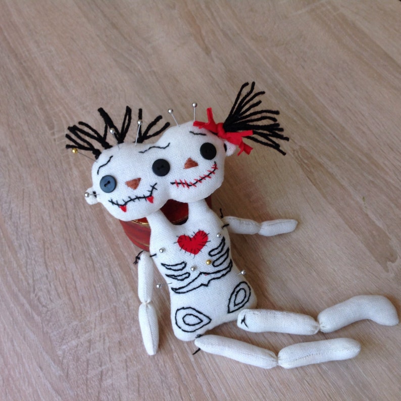 Creepy Cute Voodoo Doll Halloween Doll Two-headed Horror Plush - Etsy