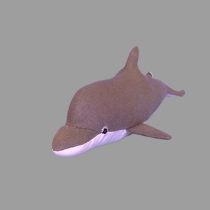 Orca and Dolphin Pattern PDF Sewing Pattern & Tutorial Set of 2 Pattern Whale Killer Stuffed Toy ...