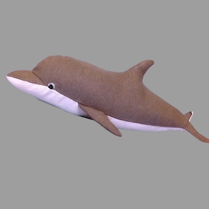 Orca and Dolphin Pattern PDF Sewing Pattern & Tutorial Set of 2 Pattern Whale Killer Stuffed Toy ...