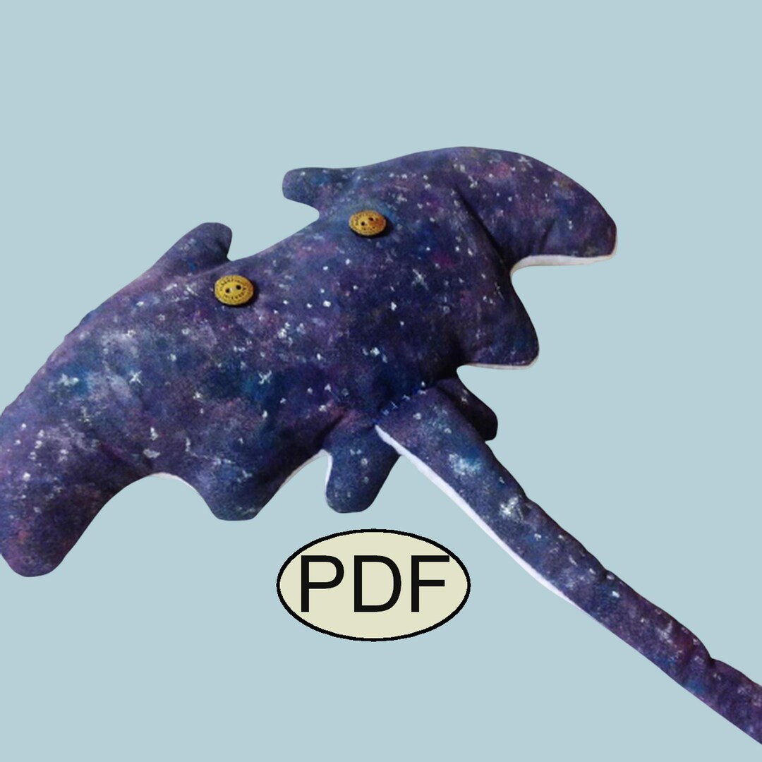 Stingray Sewing Pattern PDF – Plush Toy Tutorial - Etsy UK