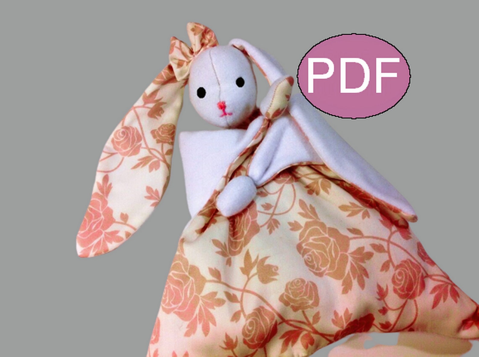 Bunny Lovey PDF Sewing Pattern Bunny Pattern Snuggle Bunny - Etsy