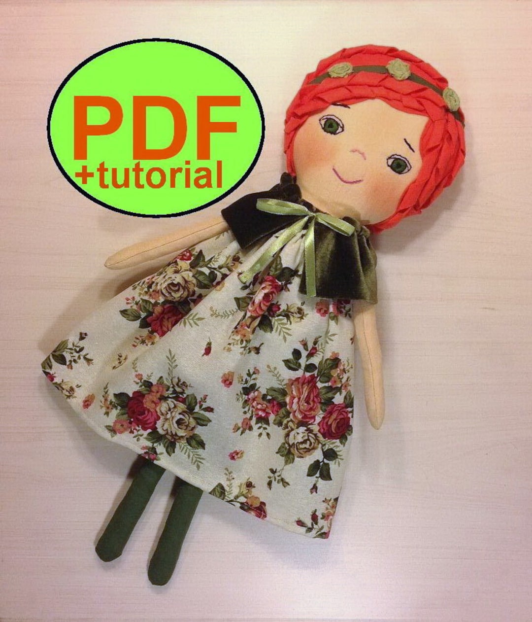 Rag Doll Sewing Pattern Cloth Doll Pattern Fabric Doll Pattern - Etsy UK