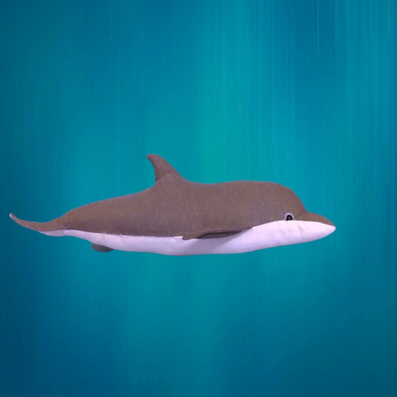 Dolphin Pattern PDF Plush Dolphin Sewing Pattern & Tutorial - Etsy