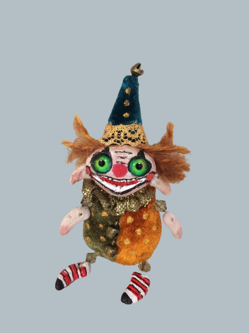 Creepy Clown Doll Brooch Pin Scary Clown - Etsy