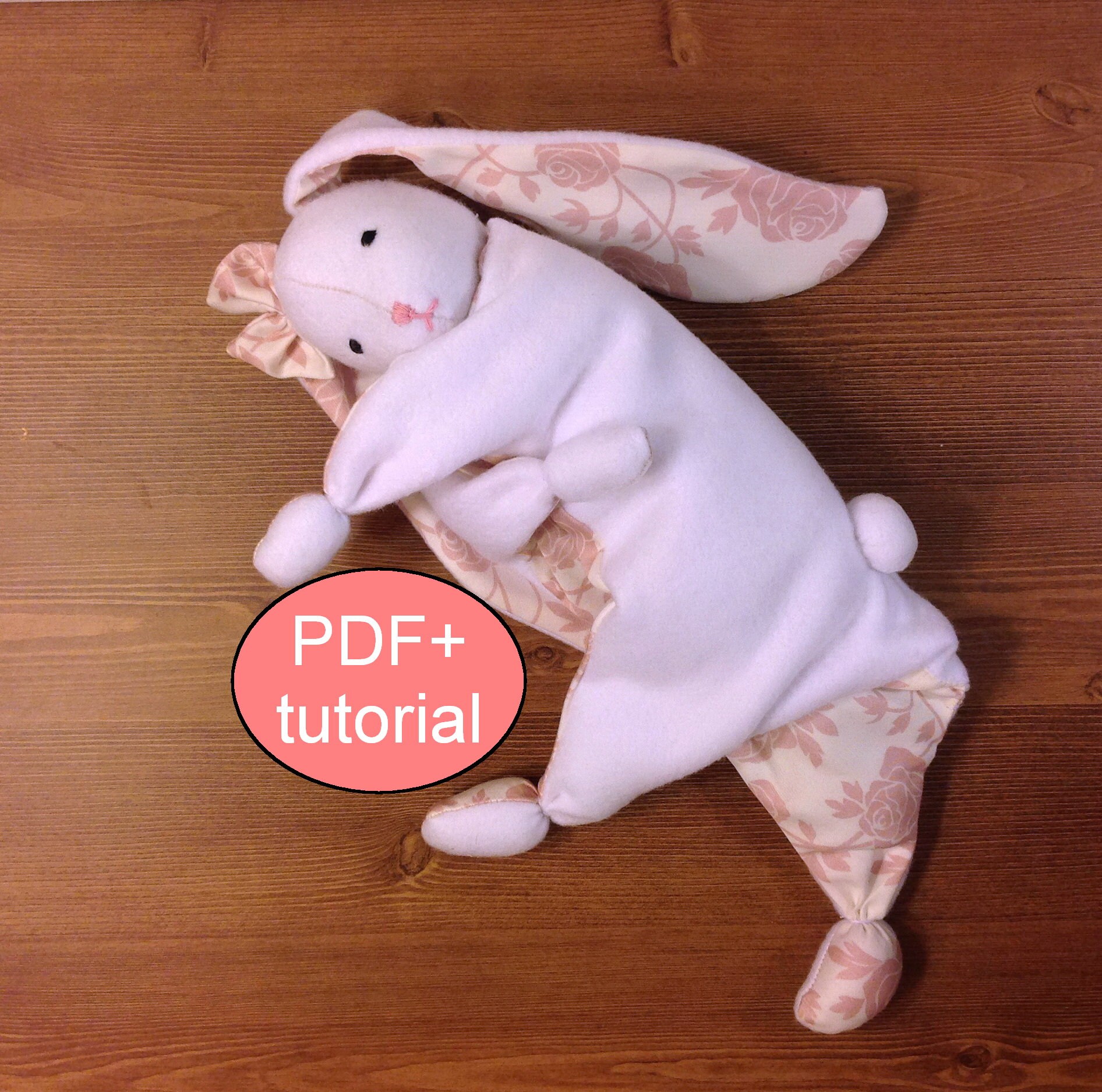 Bunny Lovey PDF Sewing Pattern Bunny Pattern Snuggle Bunny | Etsy UK