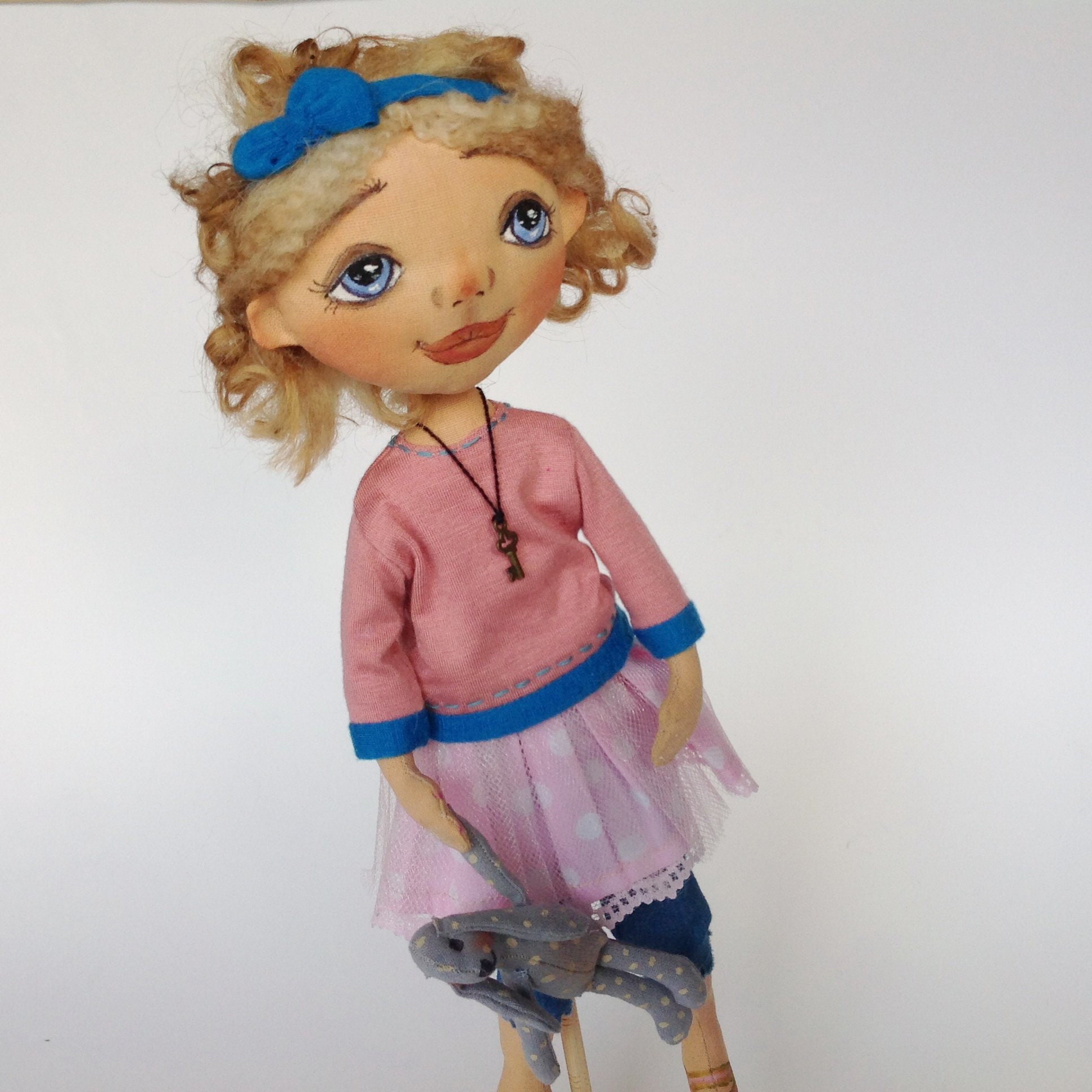 Boudoir doll Heirloom doll OOAK art doll Cloth dolls handmade | Etsy