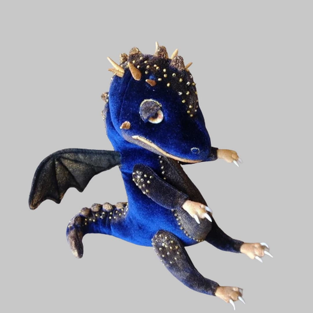 Fantasy Dragon Doll Poseable Art Doll Animal Handmade Fantasy Creature ...