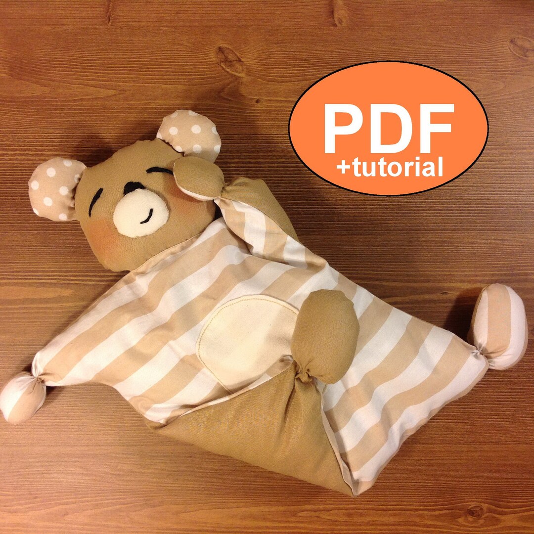 Baby Bear Lovey Pattern Bear Pattern PDF Baby Doll Pattern - Etsy
