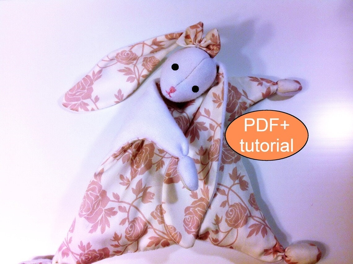 Bunny Lovey PDF Sewing Pattern Bunny Pattern Snuggle Bunny - Etsy UK