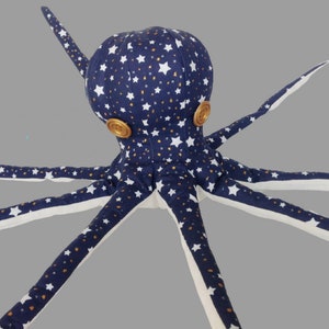 Octopus Sewing Pattern & Tutorial PDF Octopus Pattern Sea Animal ...