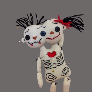 Сreepy Doll Pattern and Tutorial PDF Conjoined Twins - Etsy