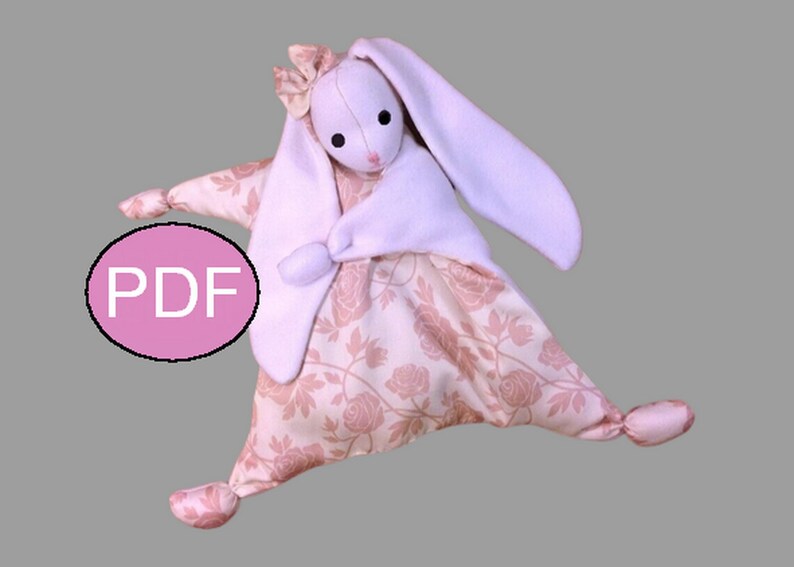 Bunny Lovey PDF Sewing Pattern Bunny Pattern Snuggle Bunny - Etsy