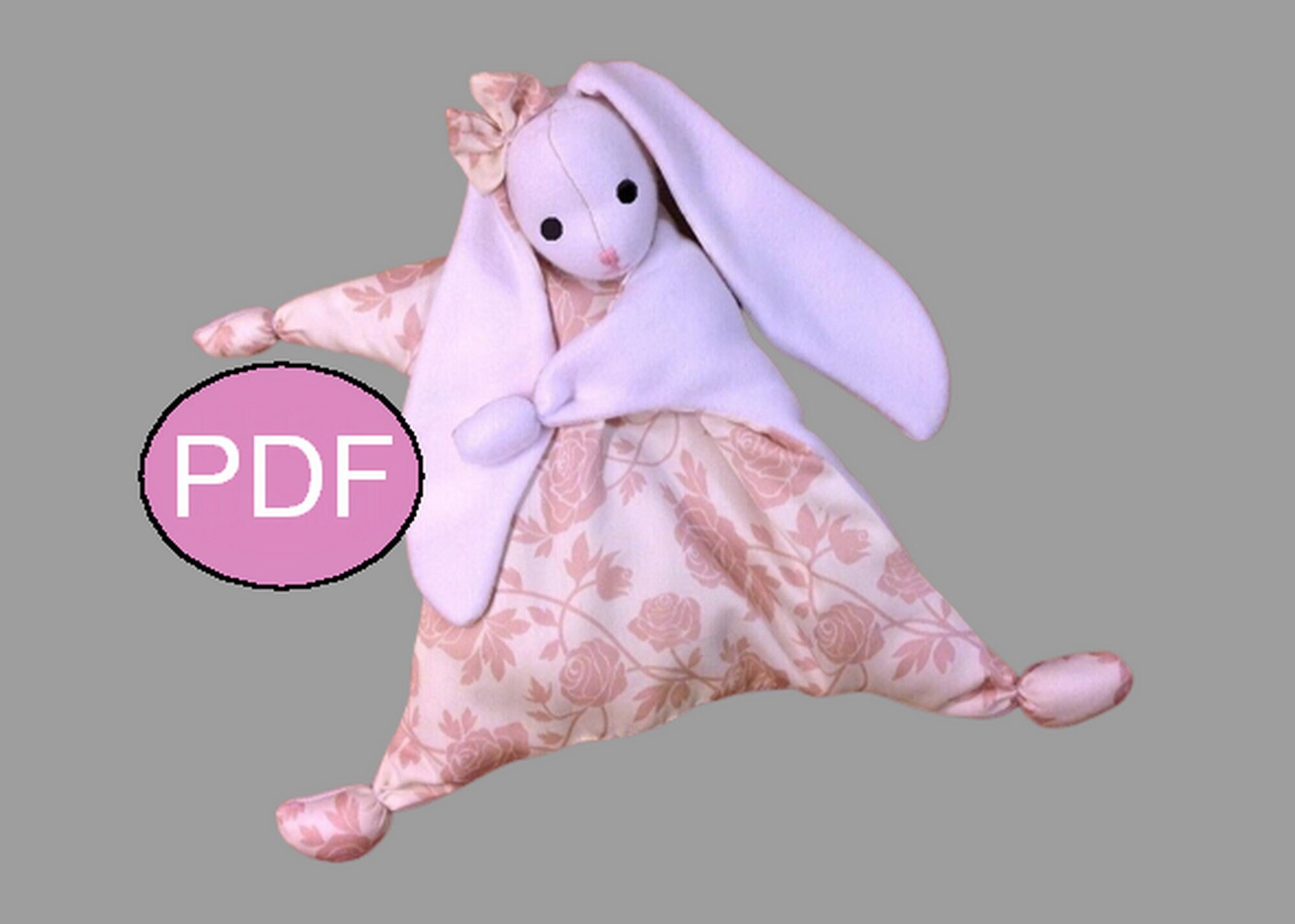 Bunny Lovey PDF Sewing Pattern Bunny Pattern Snuggle Bunny - Etsy