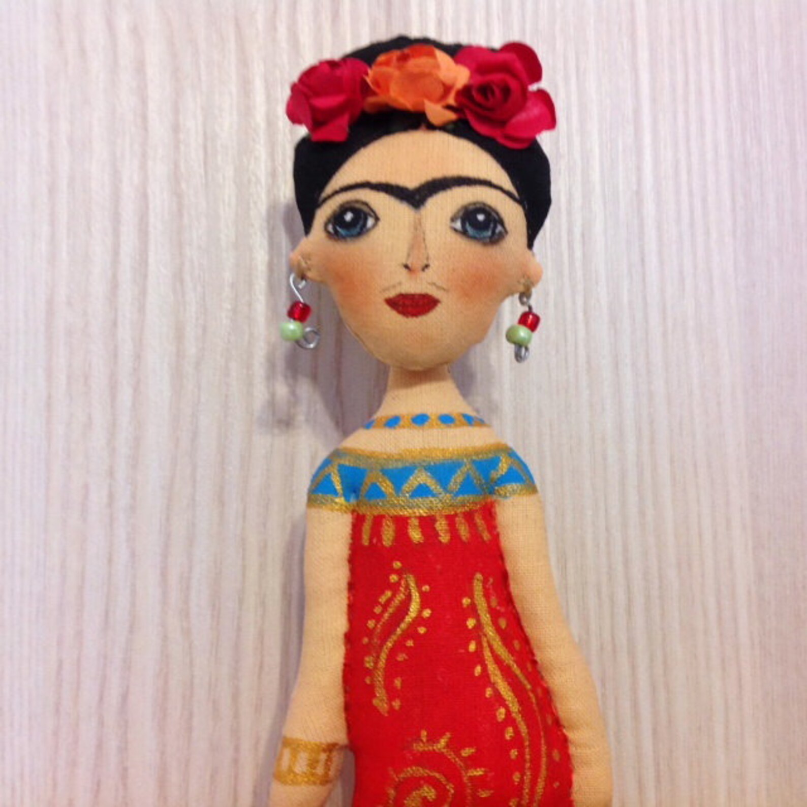 Frida Doll Mexican Doll Frida Ornaments Mexican Mermaid - Etsy
