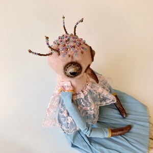 Anthropomorphic Doll Bird Boudoir Doll Poseable Art Doll Animal ...