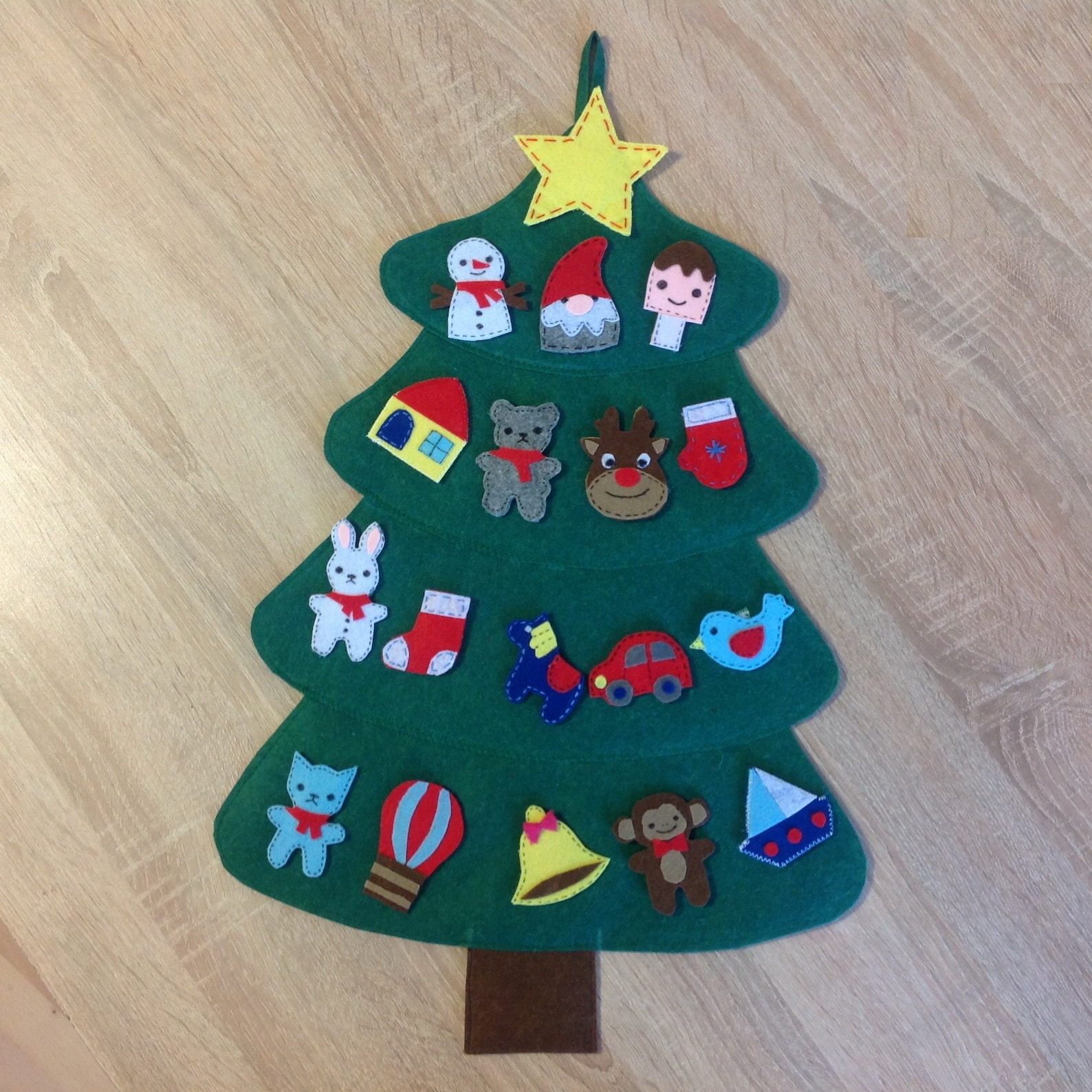 Felt Christmas Tree DIY PDF PATTERN & Tutorial Felt Christmas - Etsy