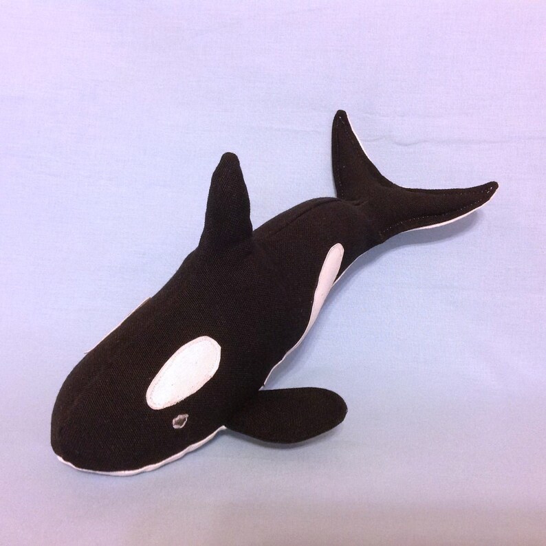 Orca Sewing Pattern PDF Orca Pattern & Tutorial Stuffed Whale - Etsy