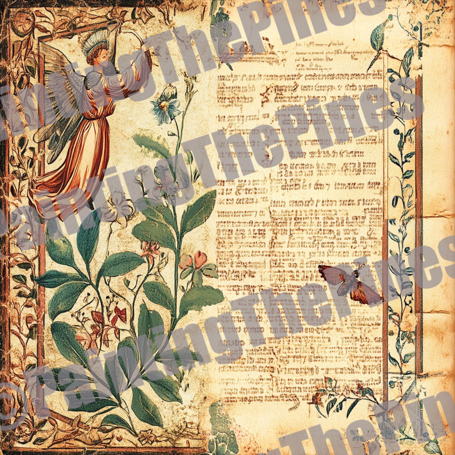 Renaissance Medieval Digital Paper | Castle Journal Kit (PNG) - Etsy