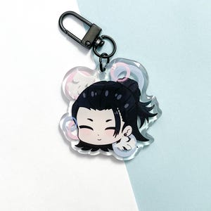 Gojo and Geto Double Sided Keychain Charm | Jujutsu Kaisen Keychain ...