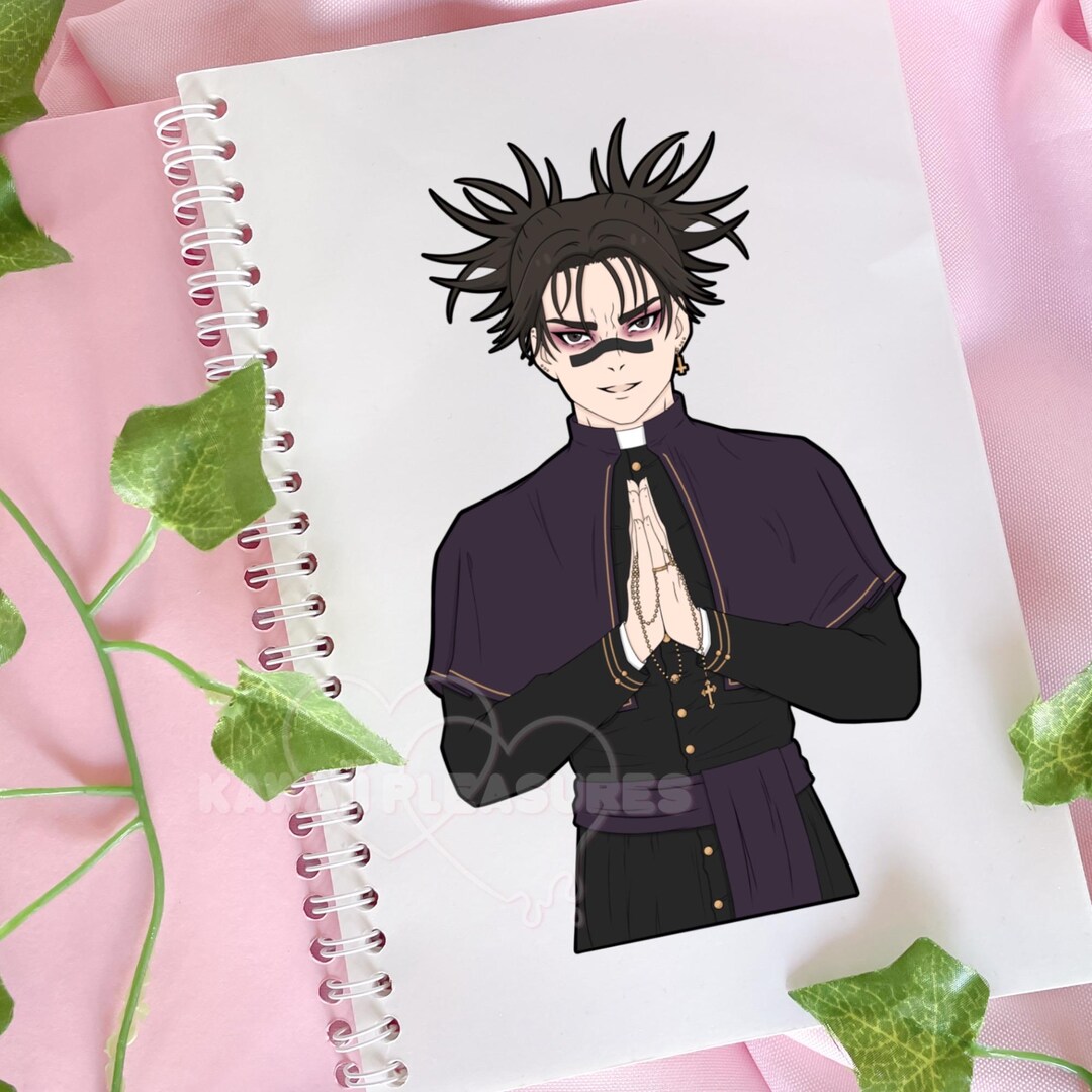 Priest Choso Sticker - Choso Anime Vinyl Sticker - Car Decal Sticker ...