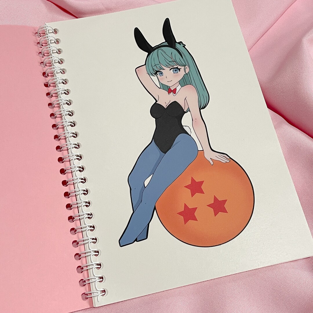 DBZ Bunny Bulma on Ball Sticker - Anime Vinyl Sticker - Car Sticker ...