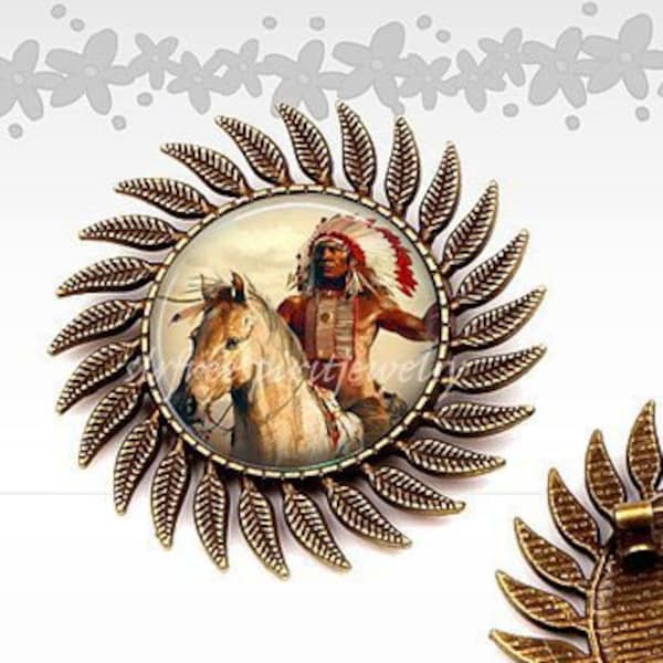 Native American Pin - Etsy