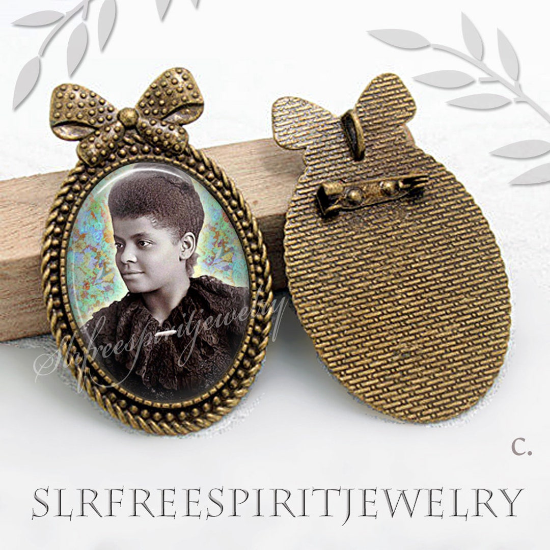 Black History Month, Ida B. Wells Brooch, Suffragist, Civil Rights ...