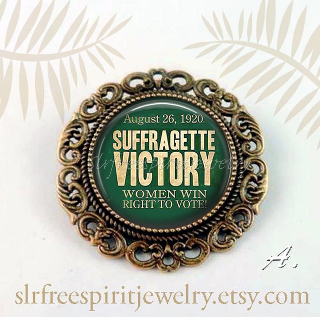 Suffraget Victory Pin, Women's Rights, 19th Amendment, Feminist Jewelry ...