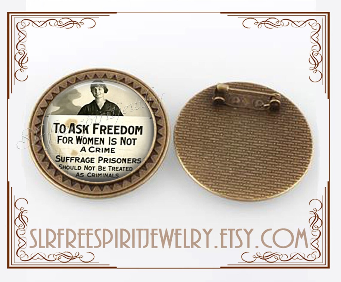 Suffrage Pin 100th Year Suffrage Prisoners 19th Amendment - Etsy Sweden