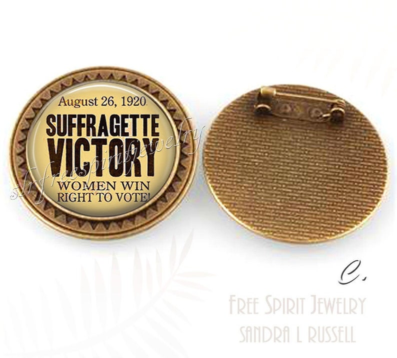 Suffragette Victory Pin Women's Movement 19th Amendment - Etsy