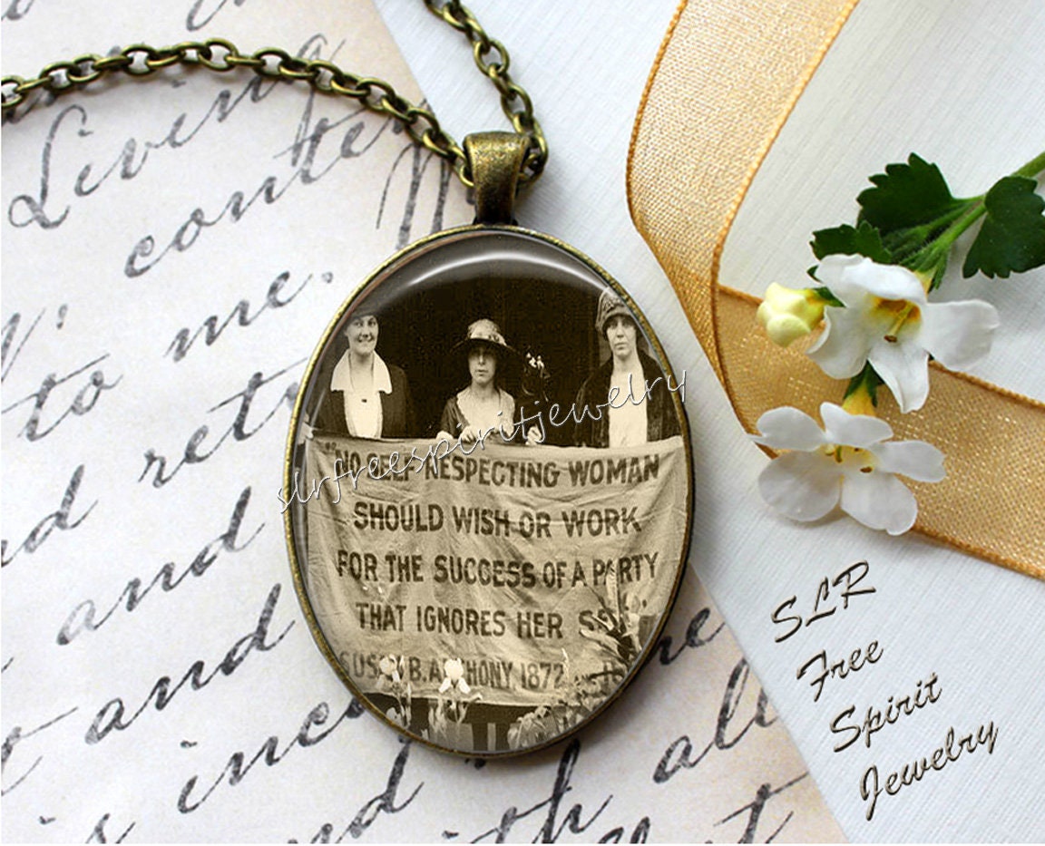 Suffragette Pin, Women's Movement, Susan B Athony Quote, 19th Amendment ...