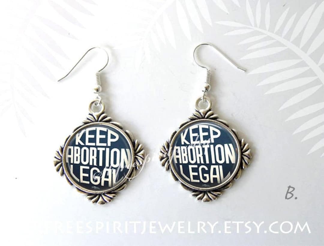 Pro Choice Earrings, Pro Choice Jewelry, Keep Abortion Legal Earrings ...