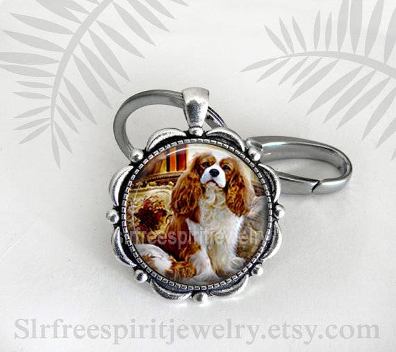 Cavalier King Charles Spaniel King Charles Key Chain King | Etsy