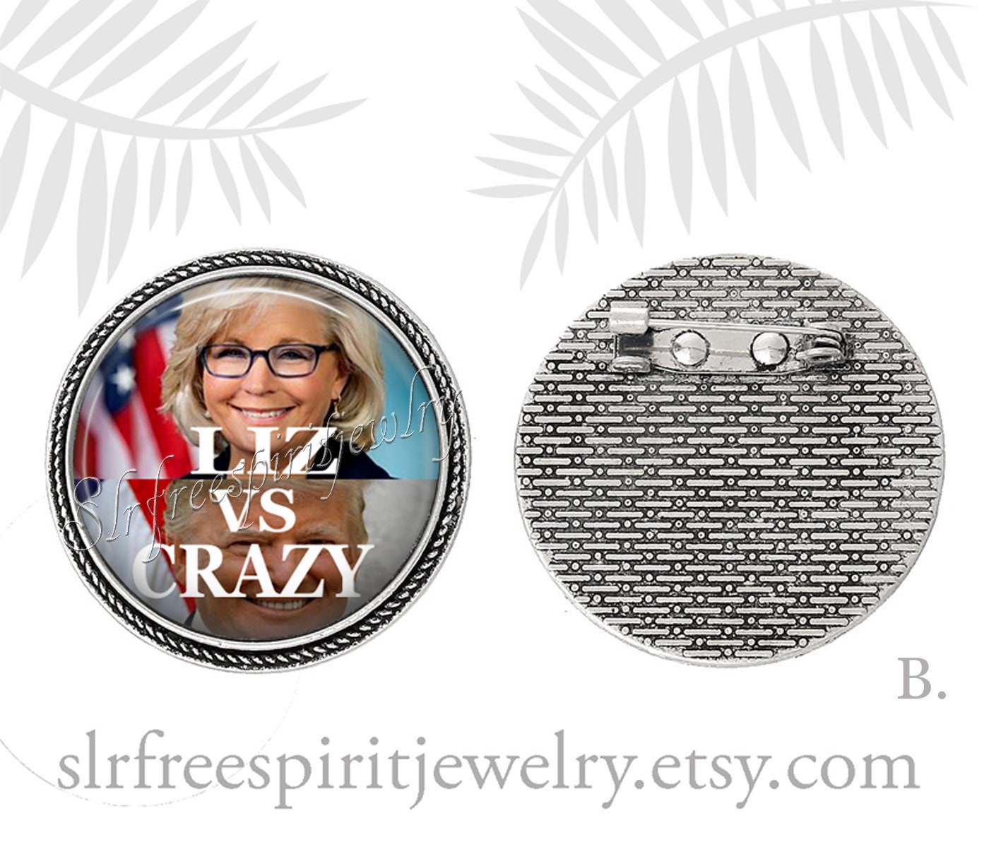 Liz Cheney Pin I'm for Liz Pin liz Vs Crazy - Etsy UK