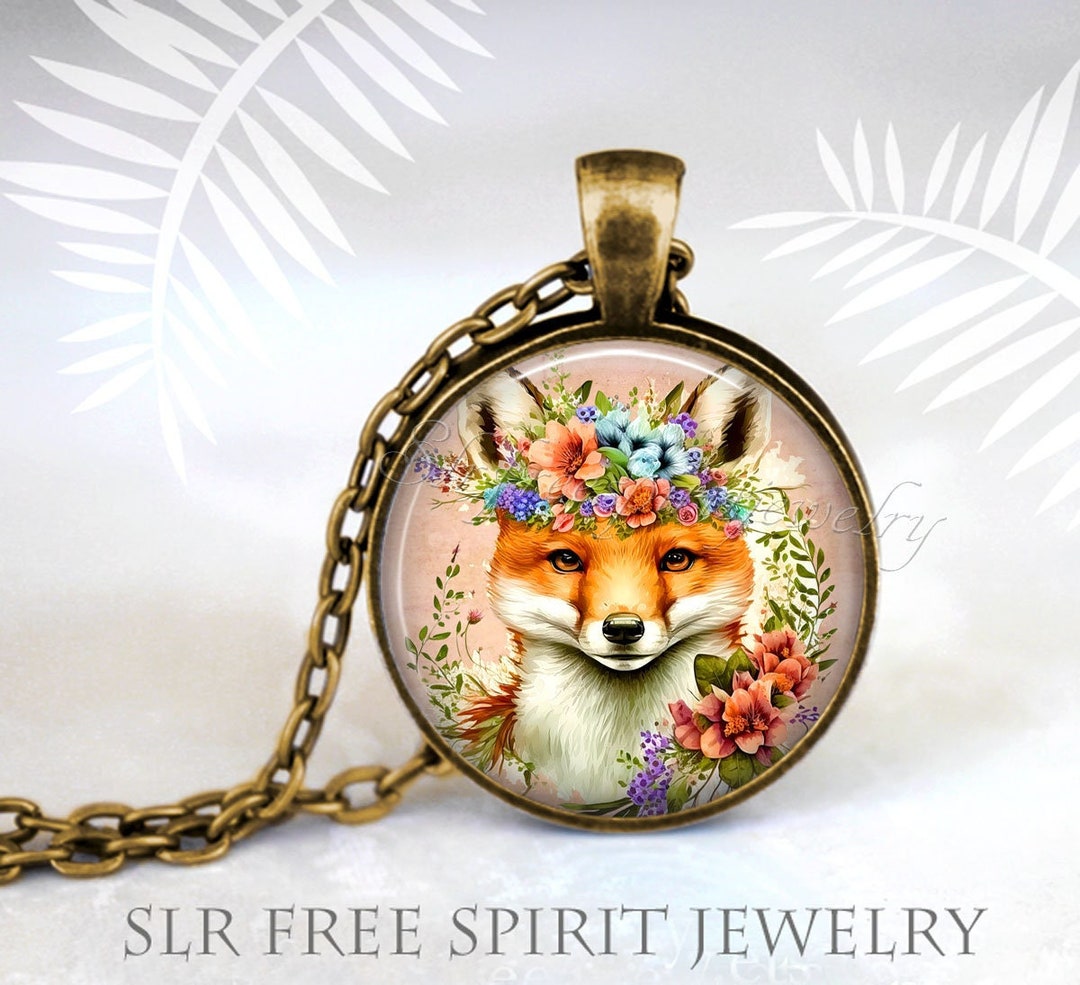 Boho Jewelry Fox Necklace, Foxes, Fox, Nature, Animal Jewelry, Spirit ...