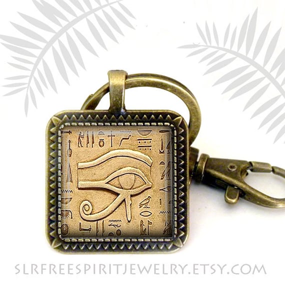 Egyptian Symbol Key Chain Eye of Horus Key Chain Egypt | Etsy