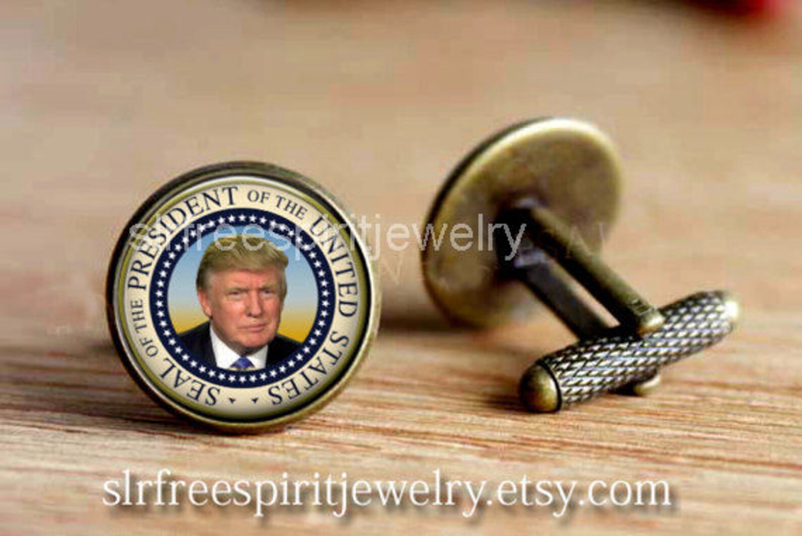 President Trump Cuff Links Republican Party Donald Trump | Etsy